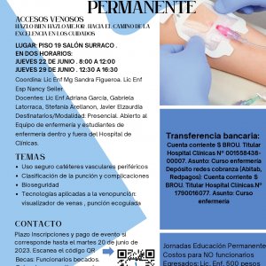 Educación Permanente Accesos Venosos